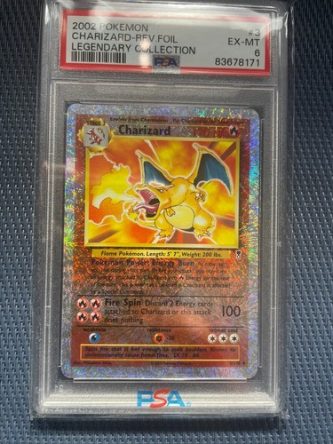 Pokemon Legendary Collection Set Complete in Reverse Fireworks Holo ...