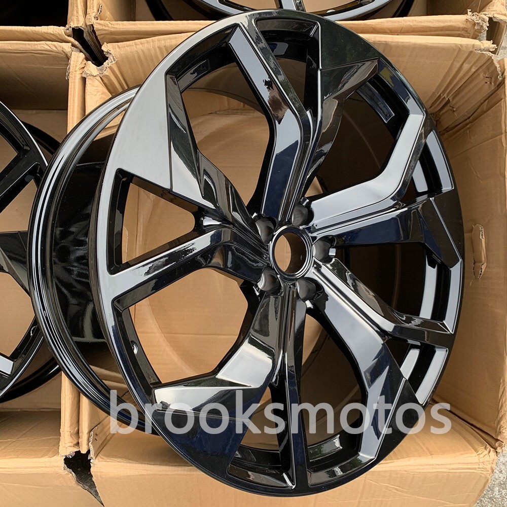 21" BLACK FORGED WHEELS RIMS FITS 2016+ AUDI Q7 Q8 RS Q7 RS Q8 21X10 ...