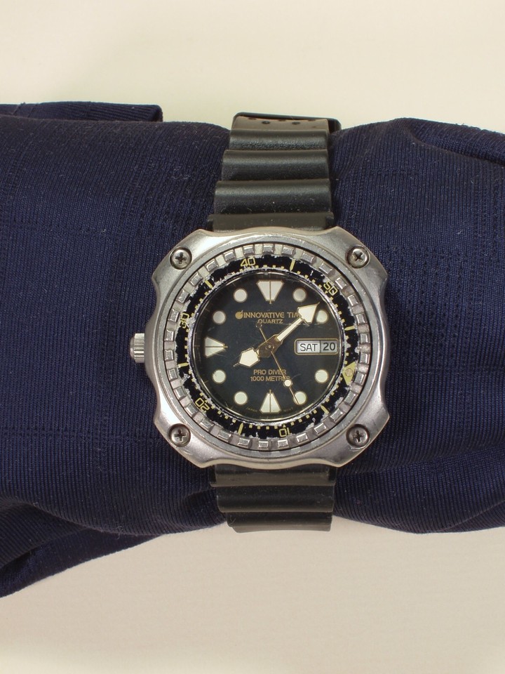 Rare Vintage Innovative Time Pro Diver 1000M Dive 43mm | eBay