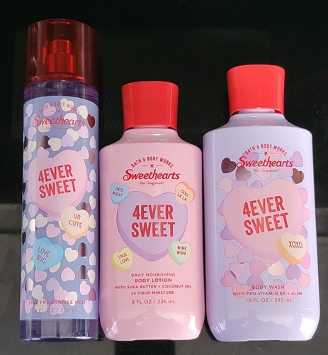Bath And Body Works 4ever Sweet Sweetheart Candies Collection Body Care ...
