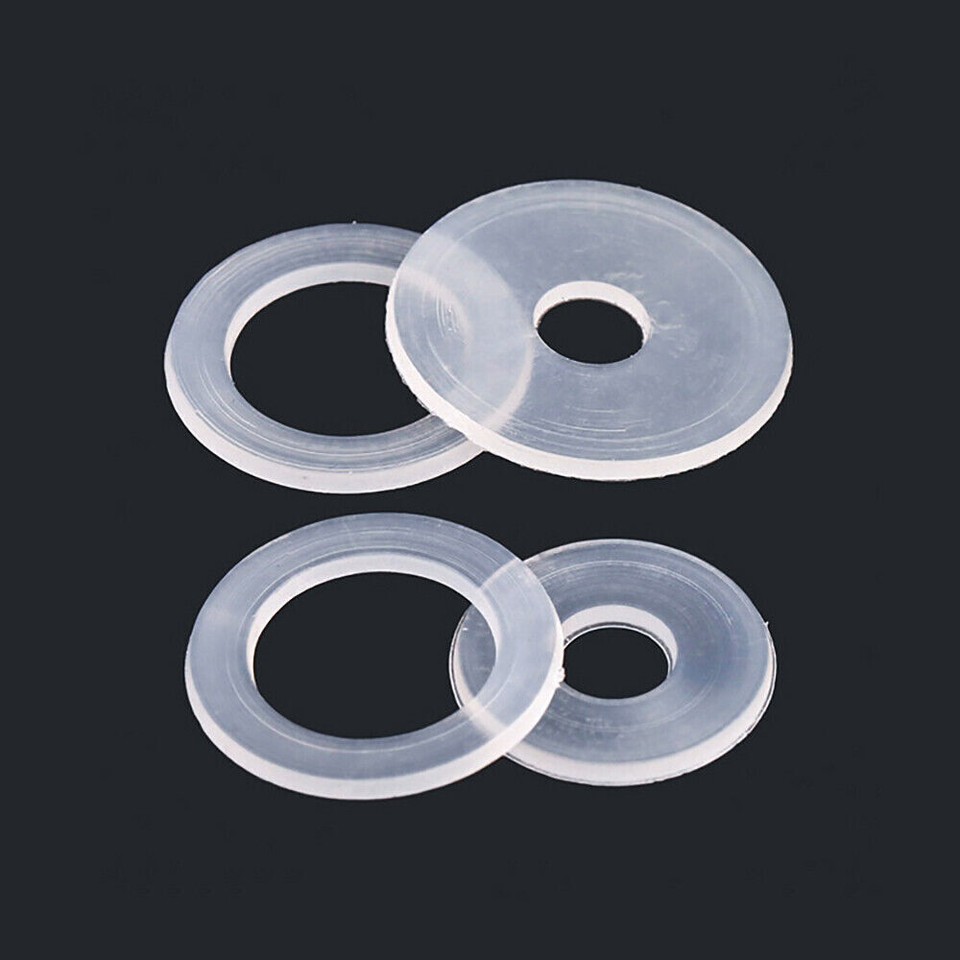 Nylon Plastic Flat Washers Insulating Washer Rubber Round Gasket Soft ...