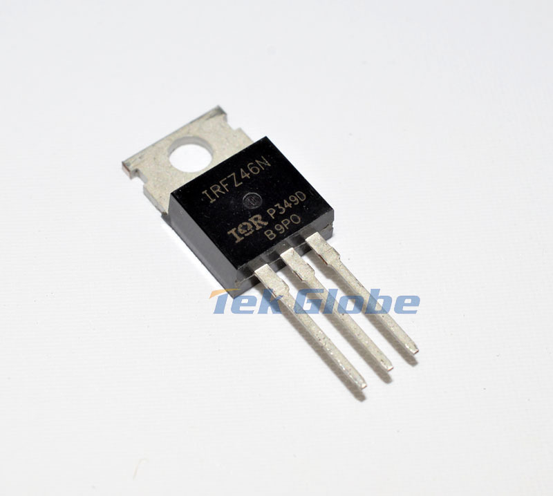 10pcs IRFZ46N Power MOSFET N-Channel Transistor | eBay