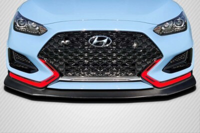 19-22 Fits Hyundai Veloster Aerotune Carbon Fiber Front Lip Body Kit ...