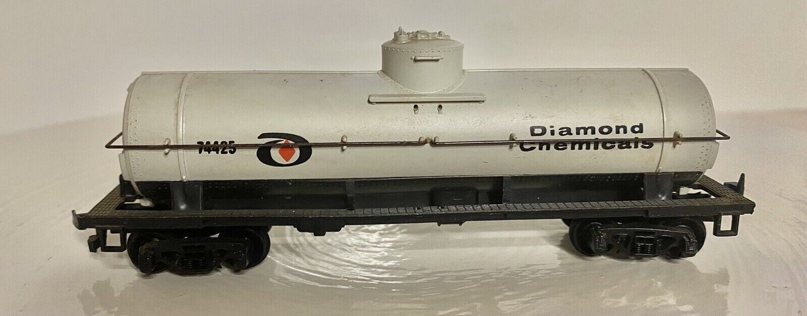 HO SCALE TYCO MANTUA USA Tank Car Diamond Chemical GATX 74425 . VINTAGE ...