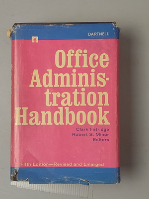 Office Administration Handbook by Robert Minor; Clark Fetridge 101923 ...