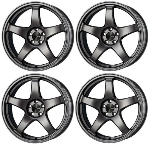 ENKEI GENUINE OEM 17x7.0 +45 5x114.3 DS [4 rims wheels ] JDM ☆ PF05 ...