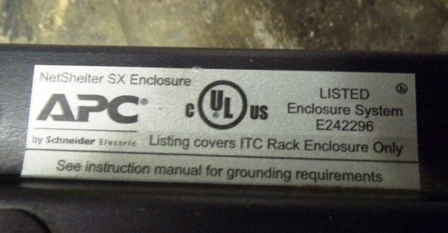 APC E242296 NetShelter SX 42U Server Rack 19" Enclosure Cabinet for ...