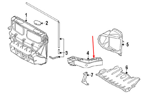 NEW BMW X6 E71 FRONT LEFT BRAKE AIR DUCT 51747180623 7180623 ORIGINAL ...