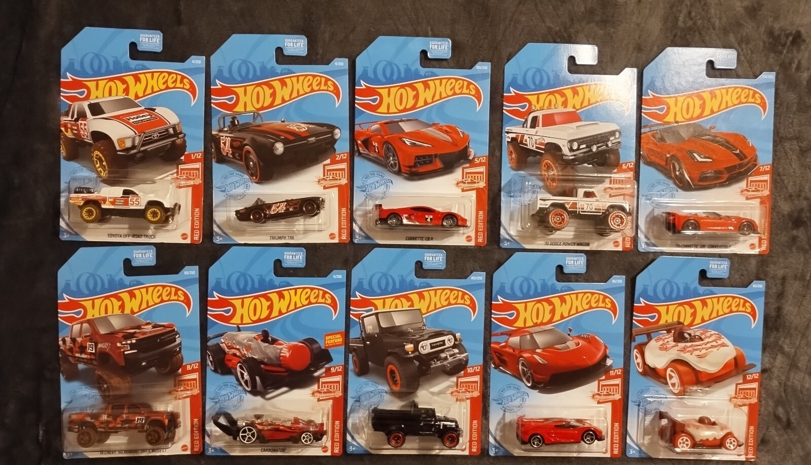 Hot Wheels Target Red Edition Lot Of 10 Diecast Vehicles 1:64 | eBay