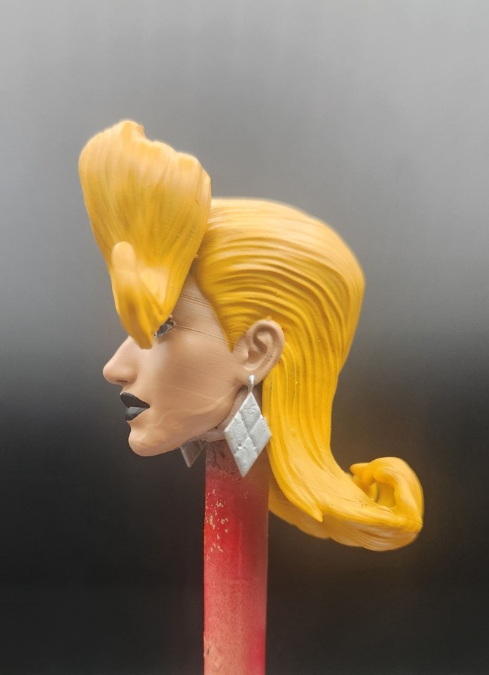 Marvel Legends Custom Emma Frost Rivals Head 1/12 Scale Painted | eBay