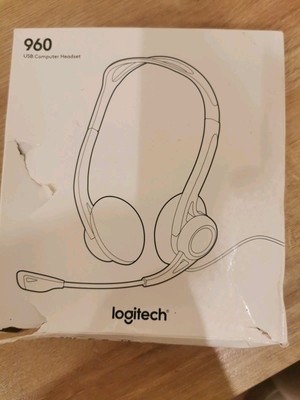 Logitech 960 Black USB Computer Headset | eBay UK