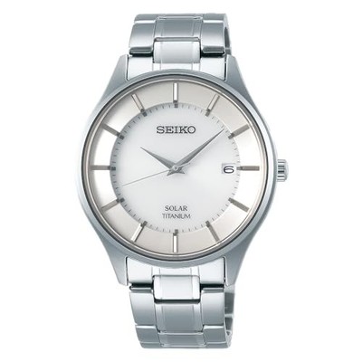 SEIKO WATCH Seiko Selection Solar Pair SBPX101 Men's Silver Watch | eBay
