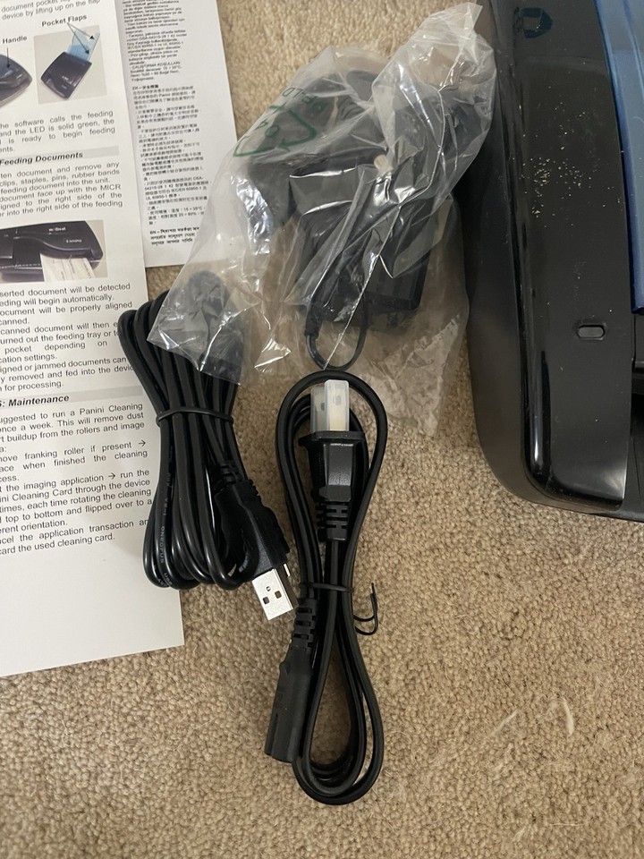 Panini Mi:Deal Chase Bank Check Scanner Remote Deposit | eBay