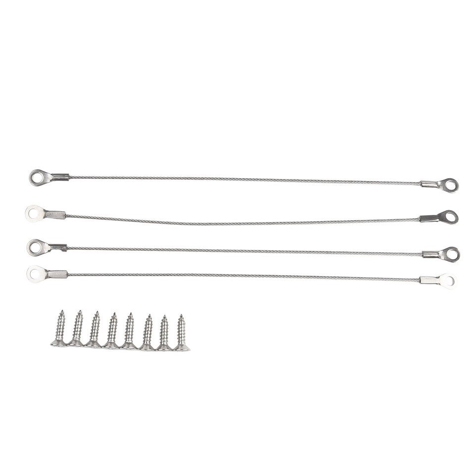 Heavy Duty Stainless Steel Door Restrictor Cables (4pcs) Reliable ...