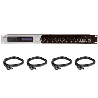 iConnectivity mioXL MIDI Interface with 4x MIDI Cable Male to Male ...