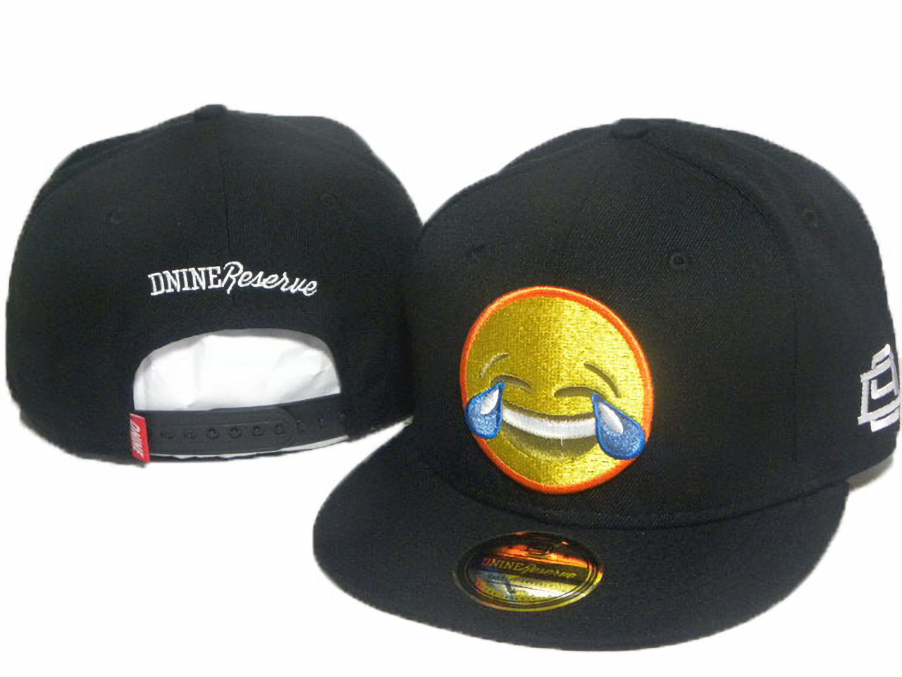 DNine D9 Reserve Snapback Hat. Crying Laughing Emoji Laugh Cap Troll ...