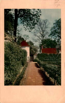 Mount Vernon Kitchen Garden Postcard with George Washington Stamp | eBay