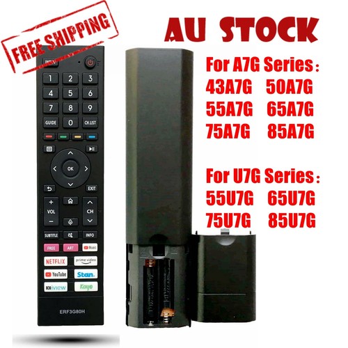 For ERF3G80H Hisense TV Remote Control A7G U7G series 43A7G 50A7G 55A7G ...