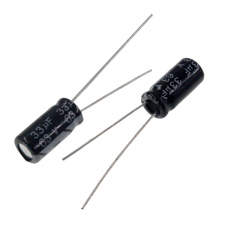 20pcs 33uF 63V 33MFD 63Volt 6*11mm Aluminum Electrolytic Capacitor ...