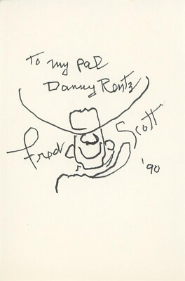 Fred Scott- Signed Notecard (Western Actor) | eBay