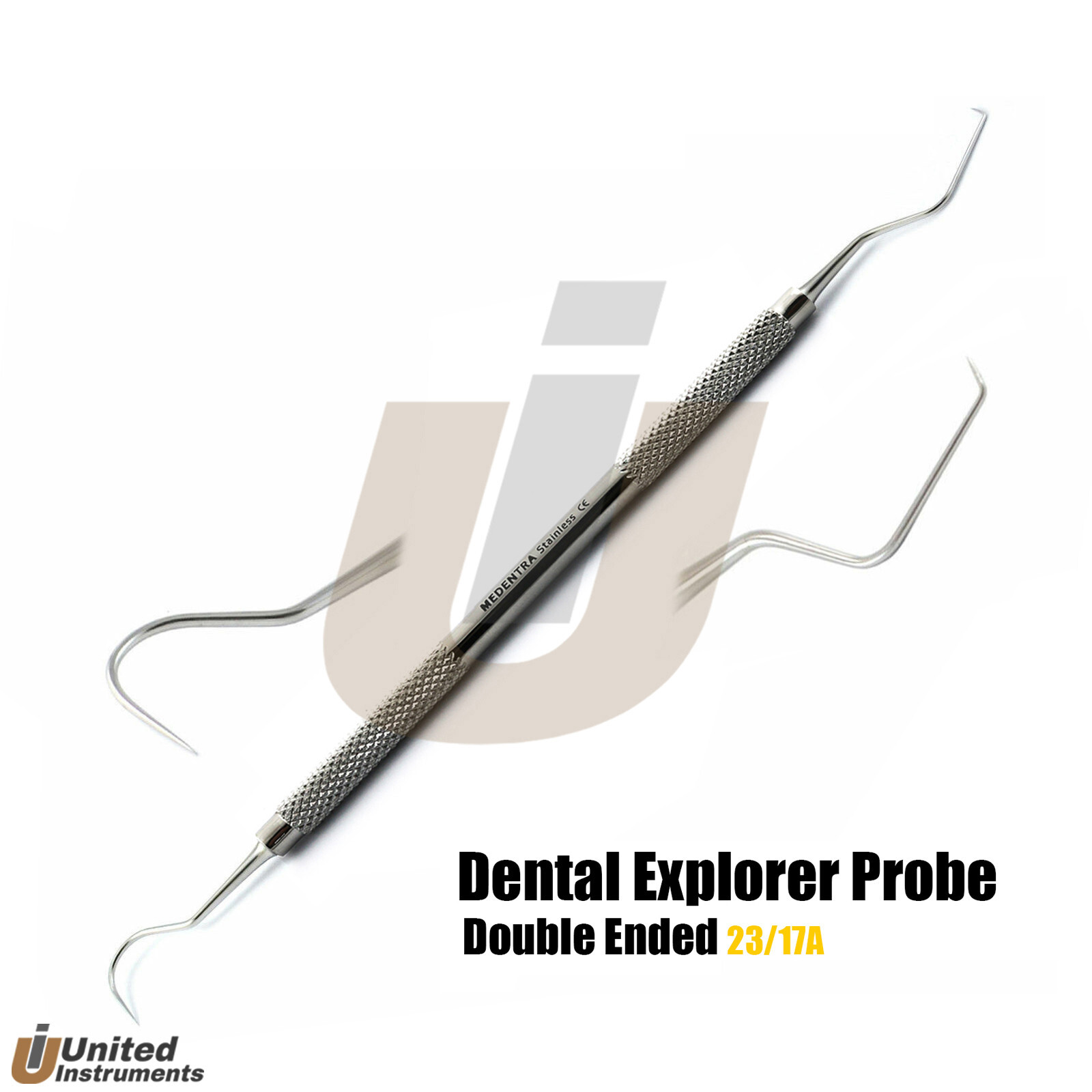 Dental Explorer Probe 23/17A Double End Hygiene Tooth Scraper ...