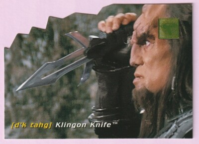 1995 Skybox 30 Years Star Trek Phase 1 Die-Cut D1 D'K Tahg Klingon ...
