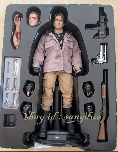 Hot toys 1/6 T800 The Terminator T1 Arnold Schwarzenegger Action Figure ...