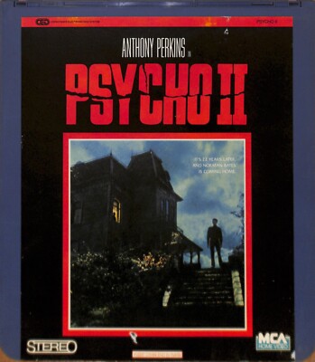 Psycho ll 2 (1983) Vintage CED RCA SelectaVision VideoDisc TESTED ...