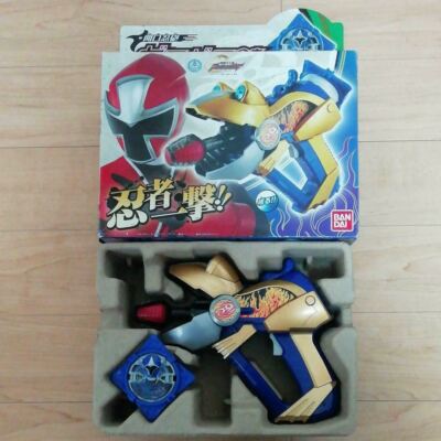 Bandai Power Rangers Ninja Steel Ninninger DX Gamagama Gun Morpher ...