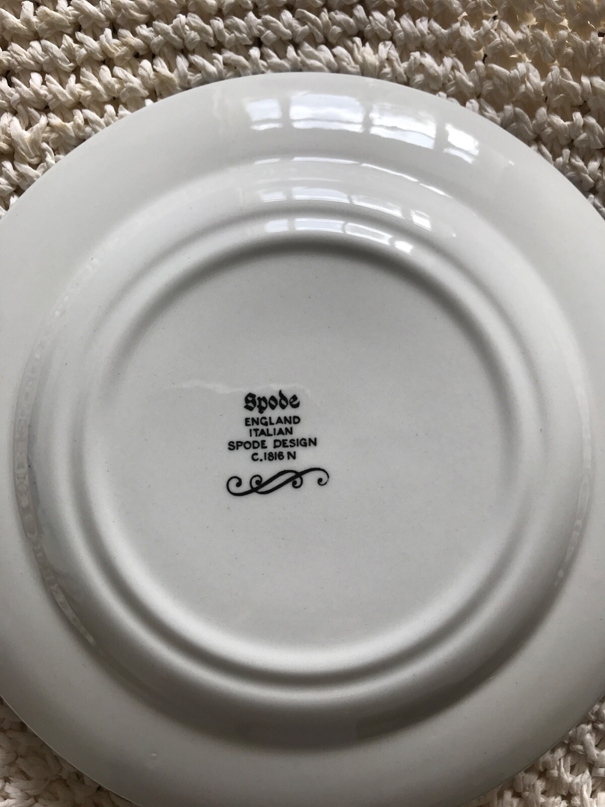 Spode England Italian Spode design C.1816 N tea plate, excellent ...