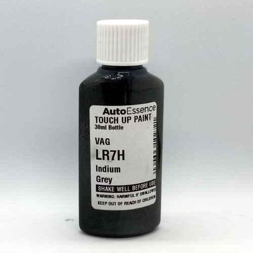 VOLKSWAGEN VW INDIUM GREY LR7H TOUCH UP KIT BOTTLE BRUSH REPAIR PAINT ...