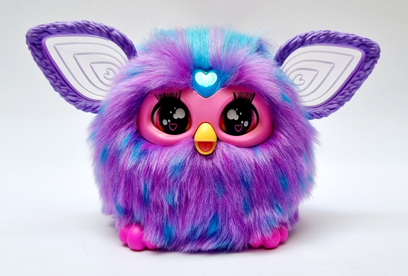Purple furby 2023 emoto tronic interactive plush toy purple fur NEW IN ...