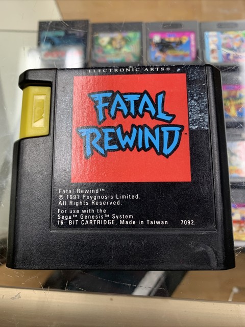 Fatal Rewind (Sega Genesis, 1991) for sale online | eBay