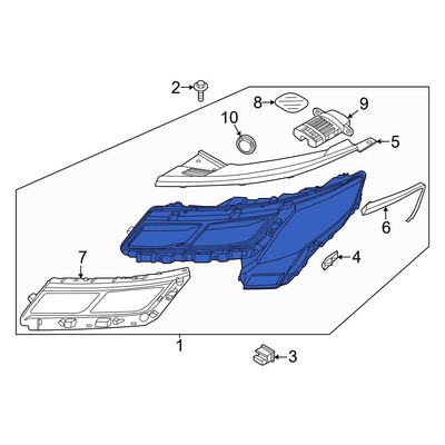For Hyundai Palisade 23-25 Hyundai 92207S8600 Front Left Daytime ...