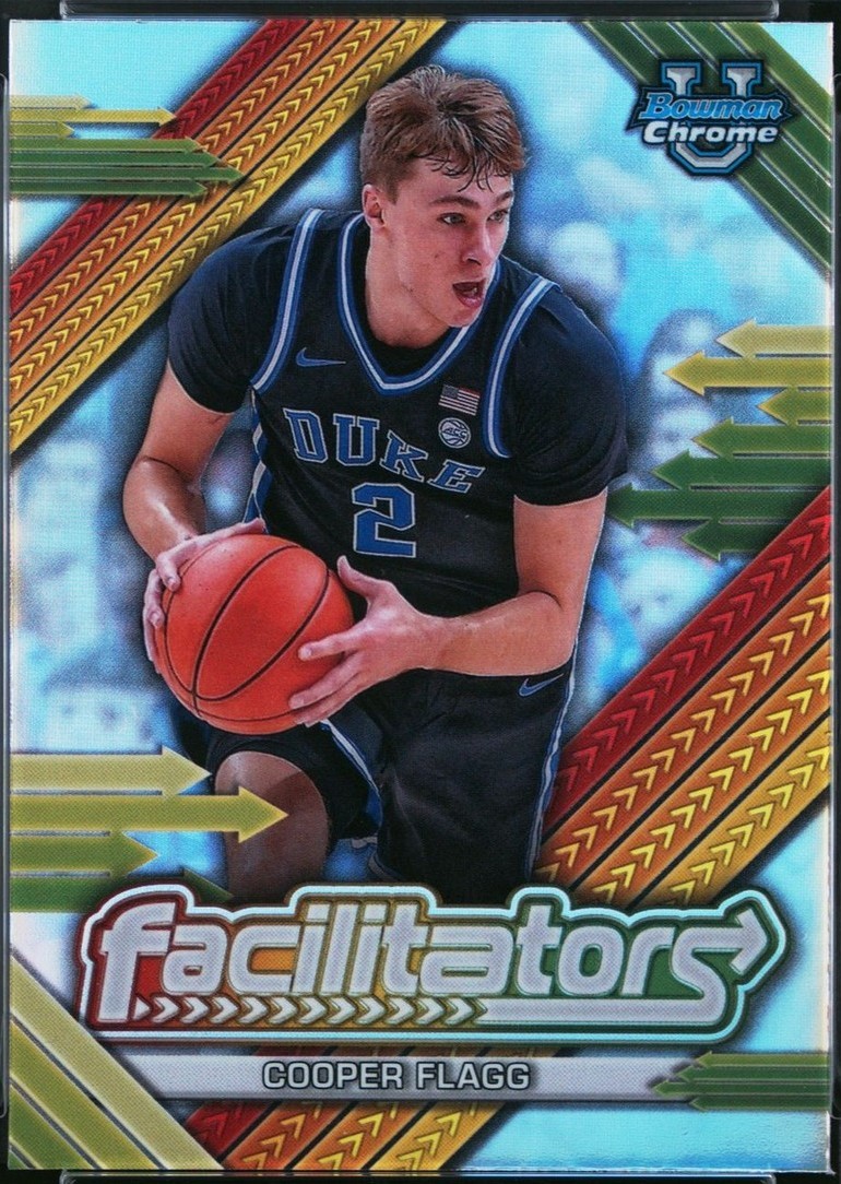 2024-25 Bowman University Chrome - Facilitators Cooper Flagg #F-10 ...
