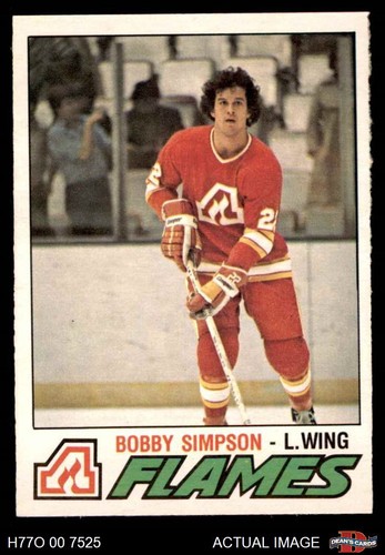 1977 O-Pee-Chee #310 Bobby Simpson Flames RC 5 - EX | eBay
