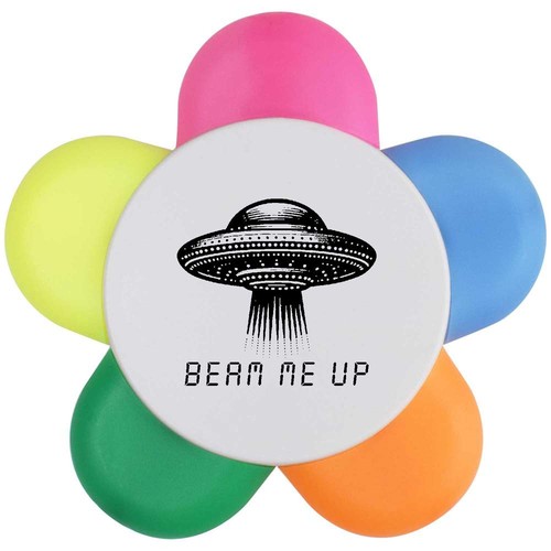 'Beam Me Up UFO' Flower Shape Highlighter Pen (HL00033731) | eBay Australia