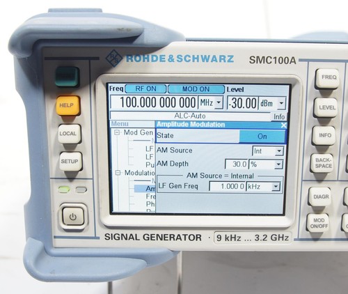 Rohde & Schwarz SMC100A 9 KHz - 3.2 GHz Signal Generator | eBay
