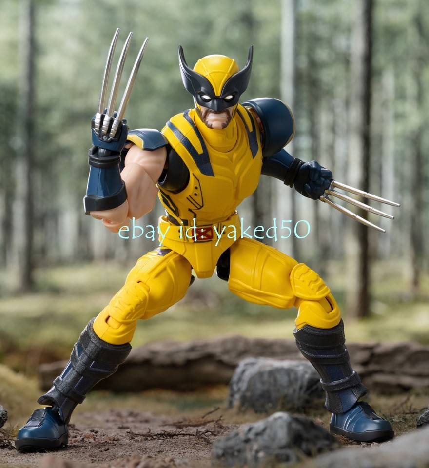 Wolverine Model Kits Figure Marvel Deadpool & Wolverine Blokees Toy 5 ...