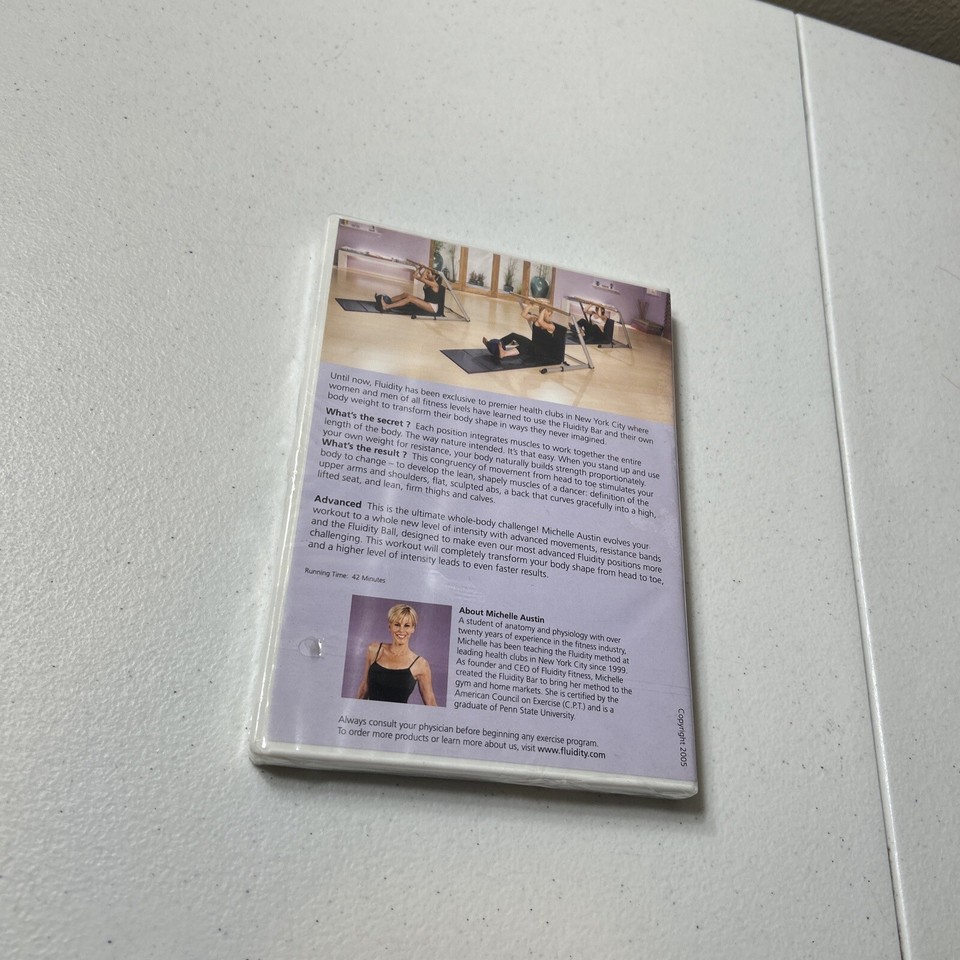 Fluidity Advanced DVD Video With Michelle Austin Fitness Exercise ...