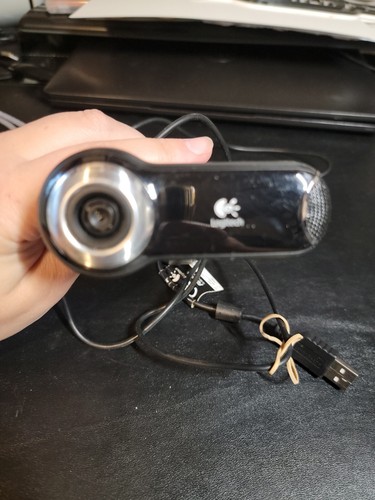 Logitech WebCam Pro 9000 for business USB Camera w/ Mic Carl Zeiss 2MP ...