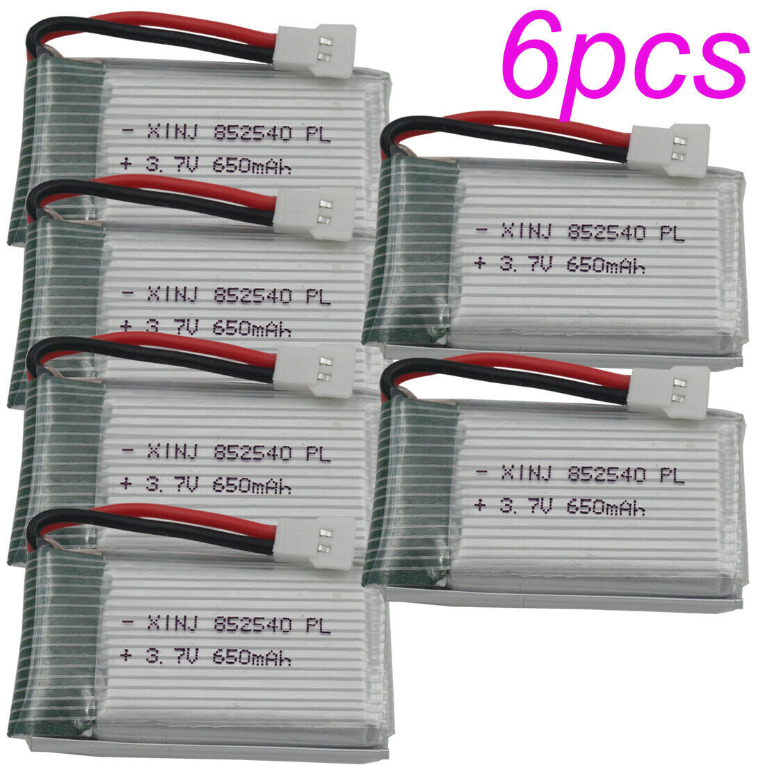 3.7V 25C 650mAh Li Battery For Syma X5C-1 X5SW X8tw Part Drone RC ...
