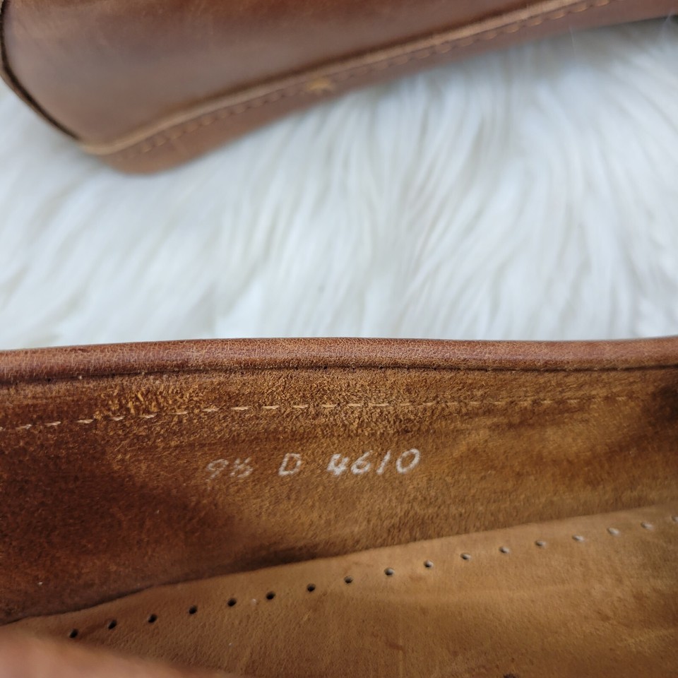 Vintage Eddie Bauer Brown Penny Loafer Slip On Dress Shoes Mens Size 9. ...