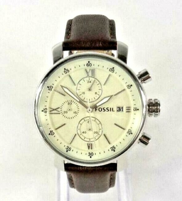 Men's Fossil Watch Set With 3 Interchangeable Leather Bands BQ2141SET ...