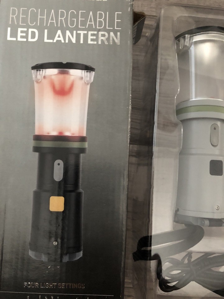 New Sharper Image Chargeable Lantern Camping Light Outdoor Hand Crank ...