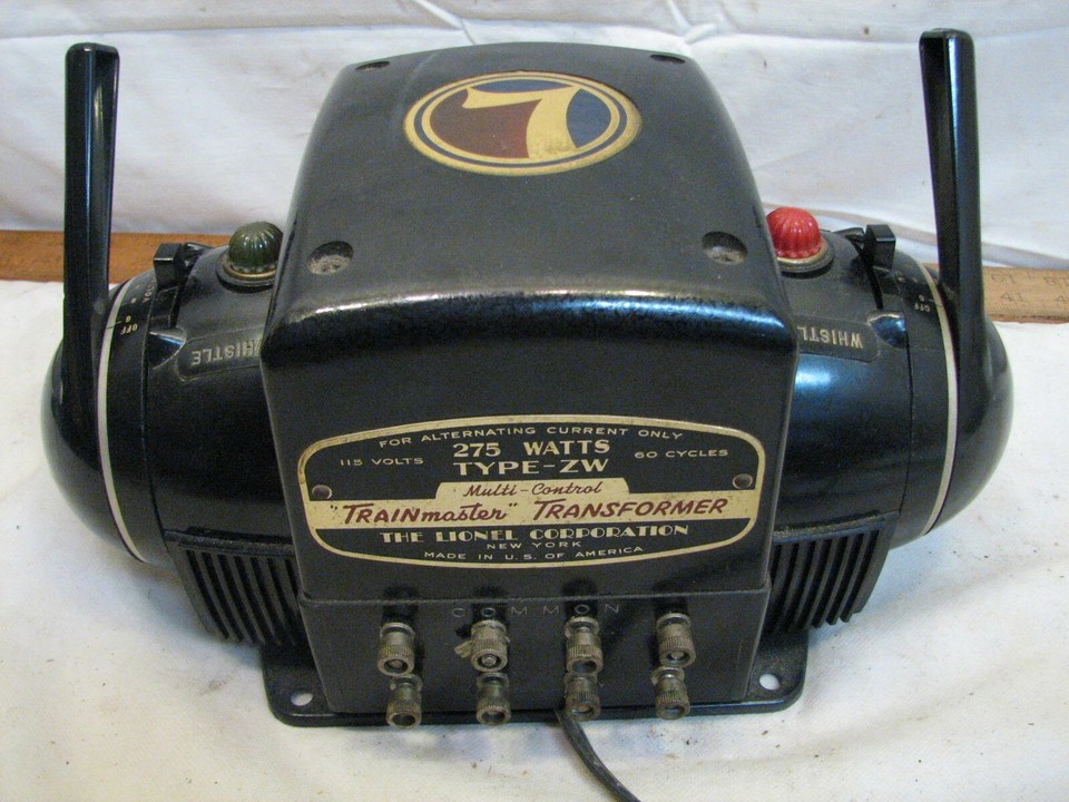 Lionel Type ZW 275 Watts Trainmaster Transformer Multi-Control ...