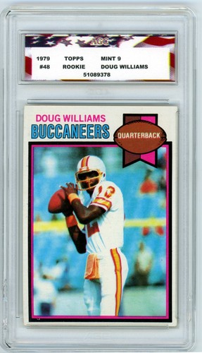 1979 Topps #48 Doug Williams Rookie Card AGC 9 Mint Tampa Bay ...