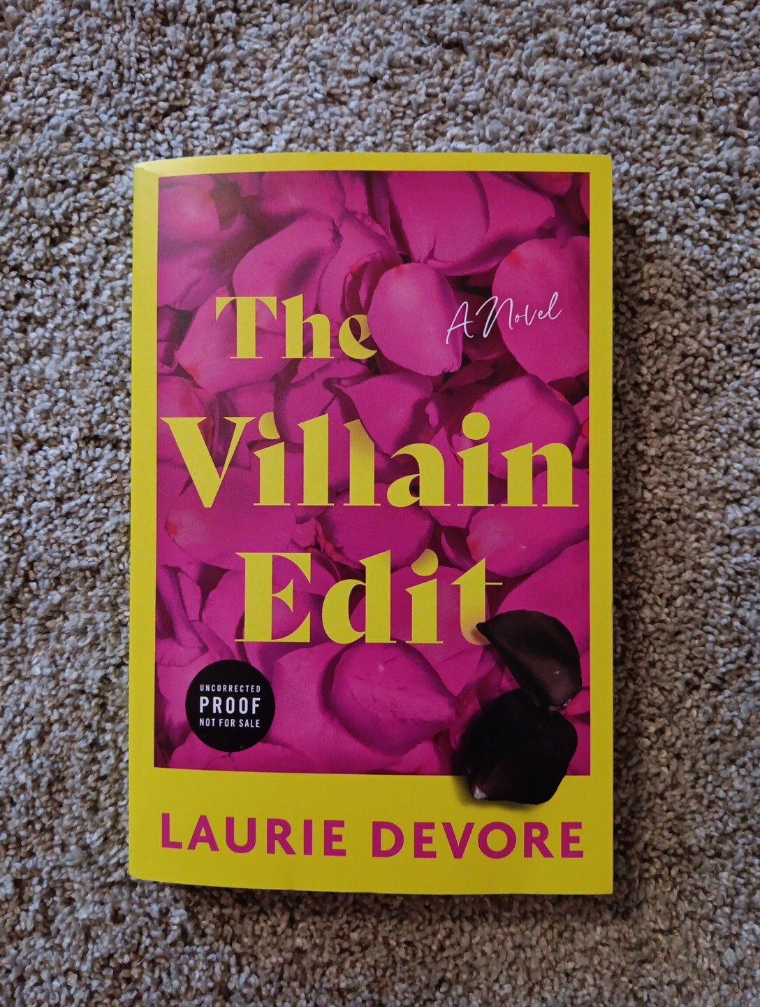 THE VILLAIN EDIT - LAURIE DEVORE ARC 7/24 DEBUT ADULT NOVEL | eBay