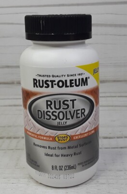 Rust-Oleum Rust Dissolver Jelly 8 OZ Ideal For Heavy Rust Stops Rust | eBay