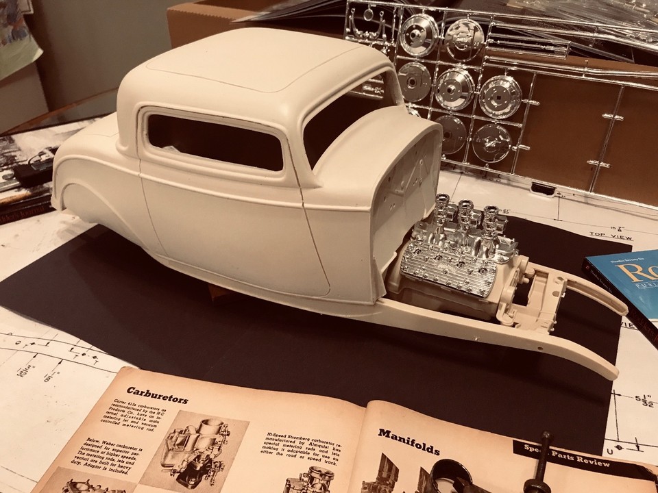 All New 1/8 scale CHOPPED 1932 Ford 3 Window Body Big Deuce 32 coupe rc Resin | eBay